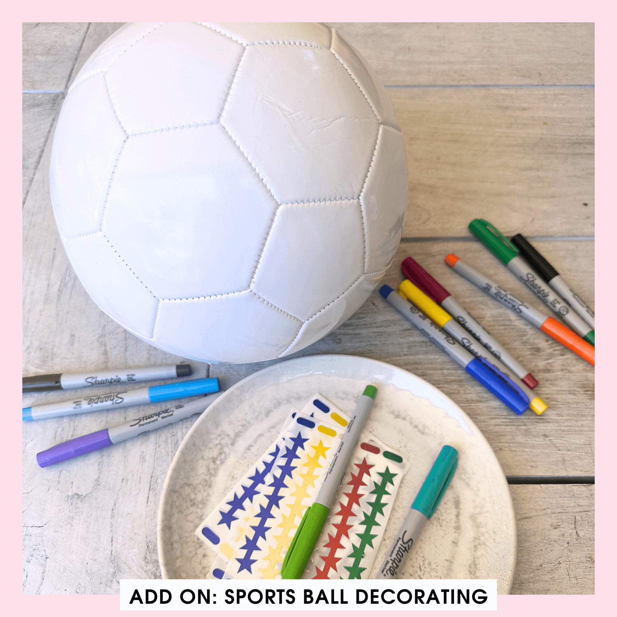 Sports Ball decorating activity – Birthday Fairy - Australia