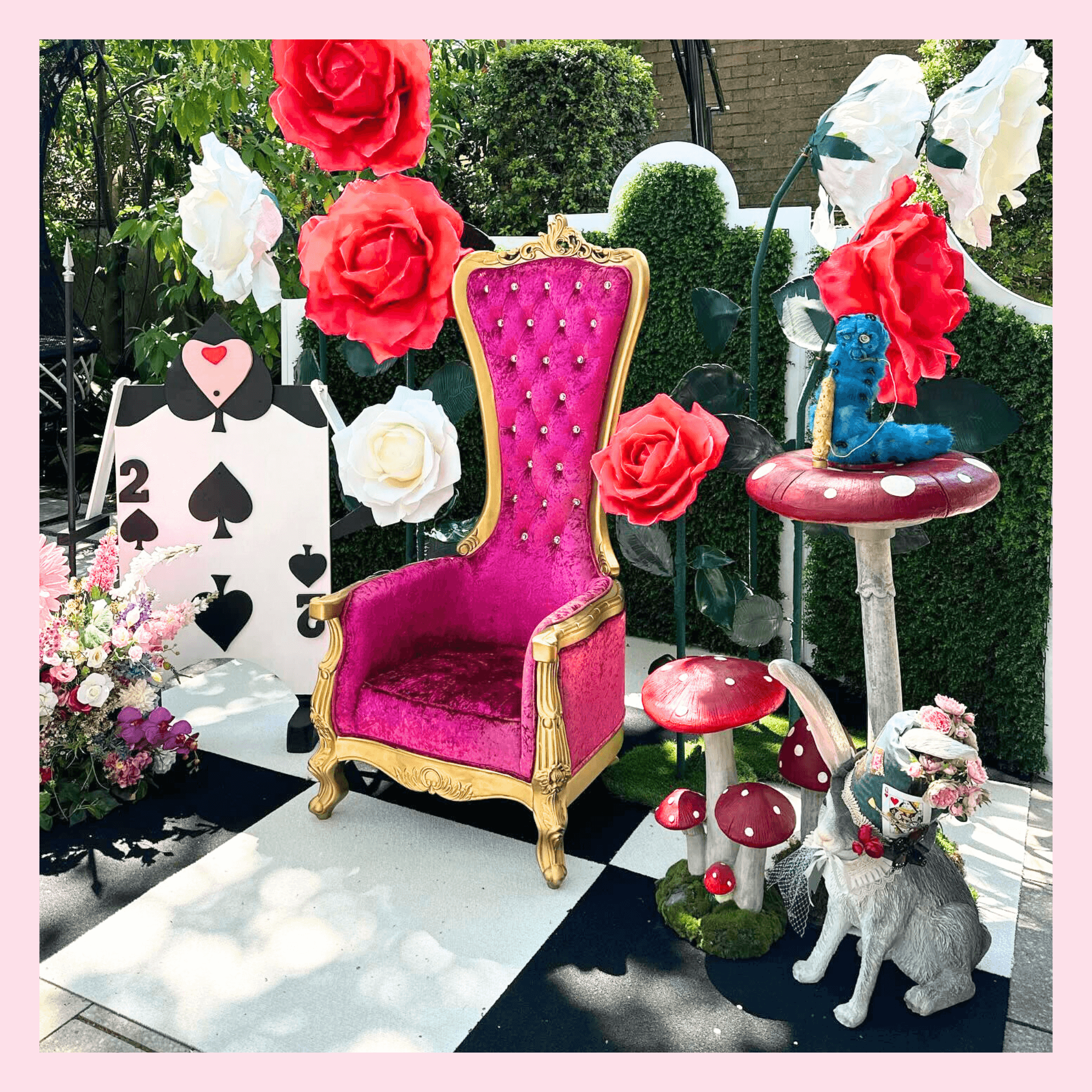 Alice In Wonderland Party Props Alice In Wonderland Party Photo Booth