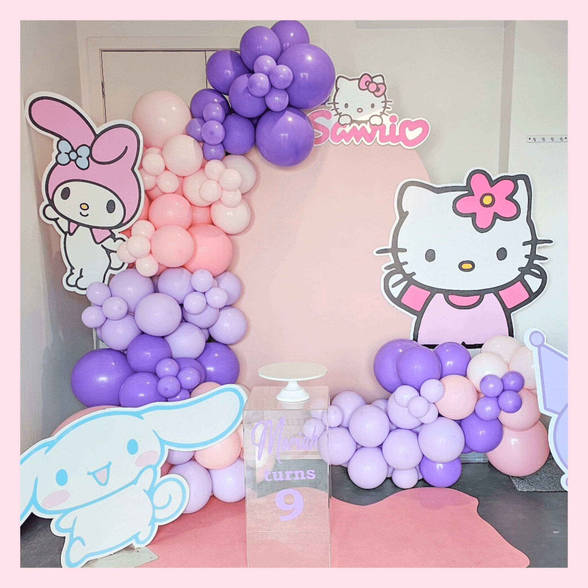Hello Kitty Balloons and Backdrop | Birthday Fairy – Birthday Fairy ...