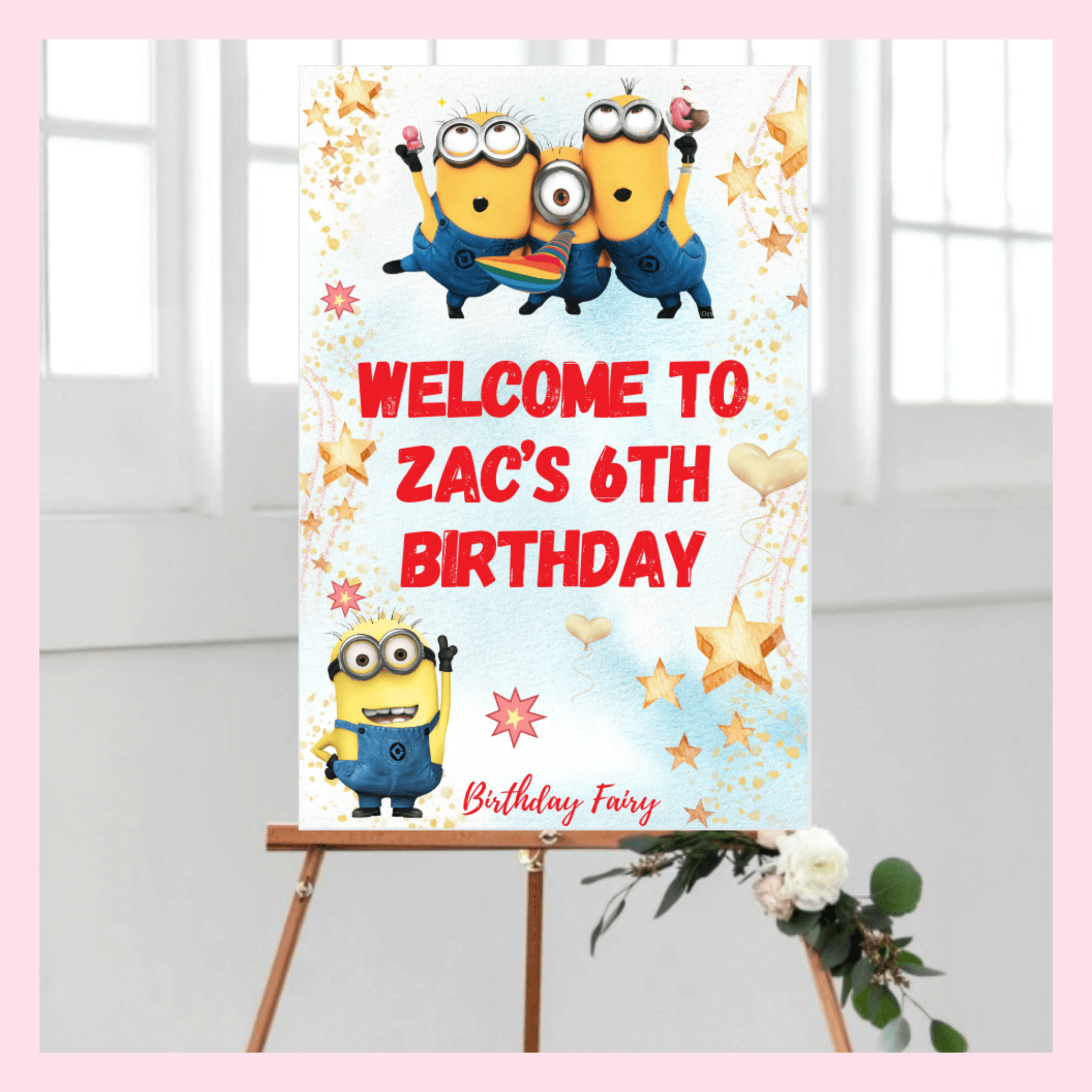 Minions Birthday Party Sign | Birthday Fairy – Birthday Fairy - Australia