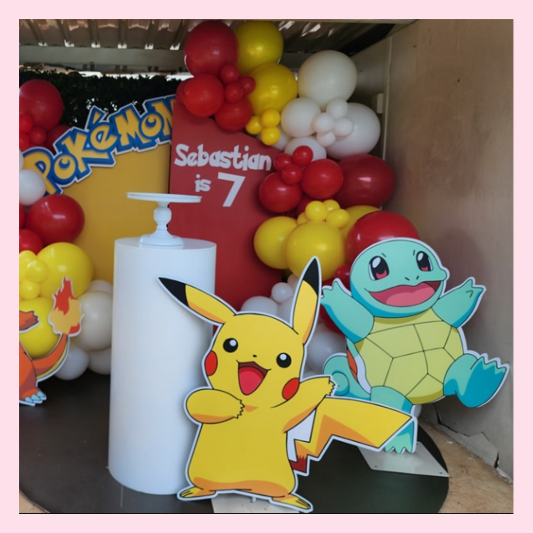 Pokemon Party Balloons and Backdrop | Birthday Fairy – Birthday Fairy ...