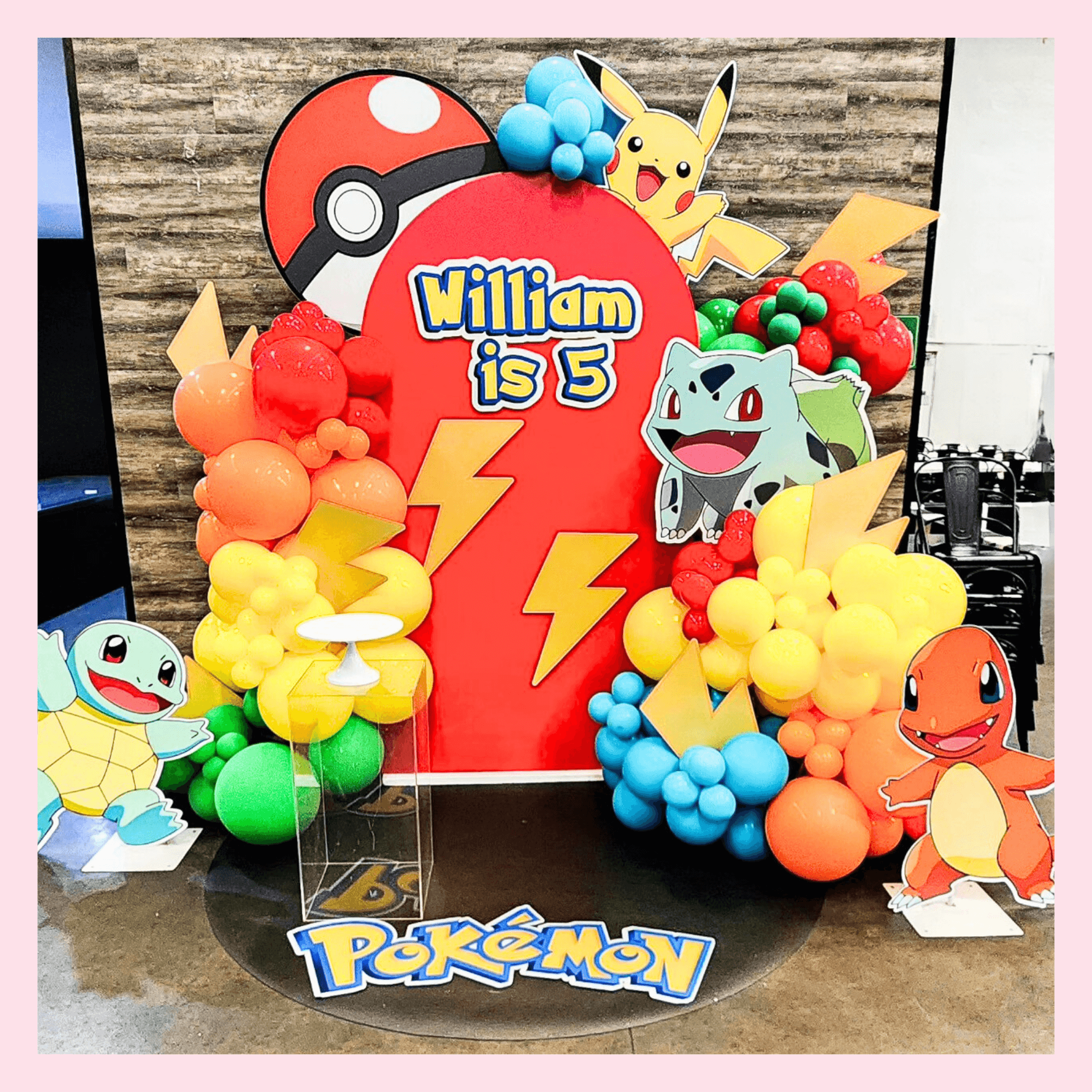 Pokemon Party Balloons and Backdrop | Birthday Fairy – Birthday Fairy ...