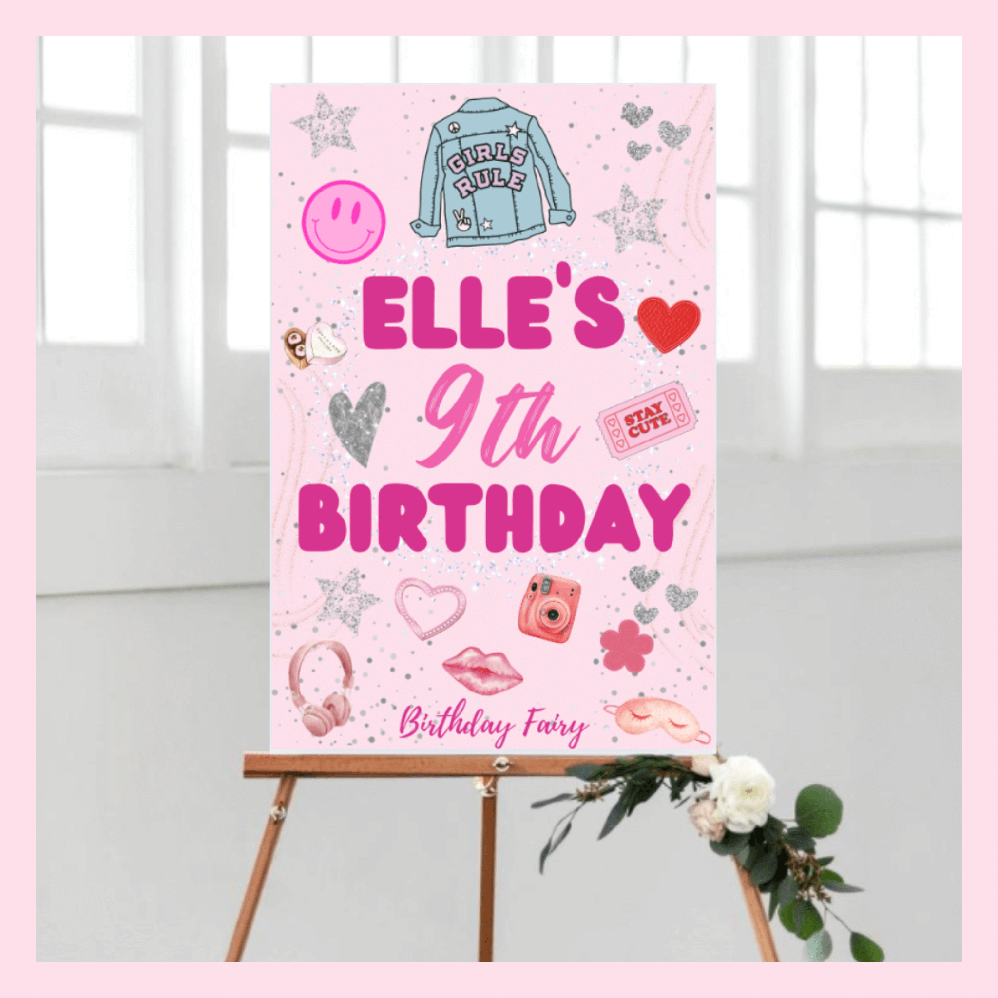 Tween Party Sign | Birthday Fairy – Birthday Fairy - Australia