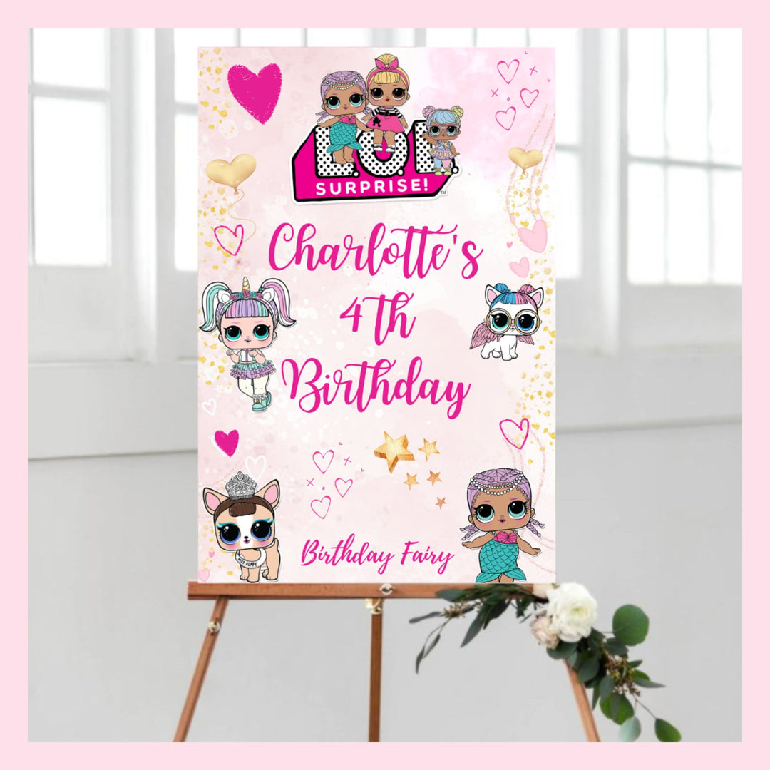 LOL Surprise Birthday Party Sign | Birthday Fairy – Birthday Fairy ...